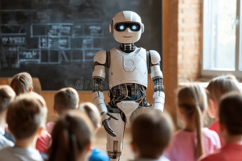 Humanoid Robot Interacts with Children in Modern Classroom Setting ...