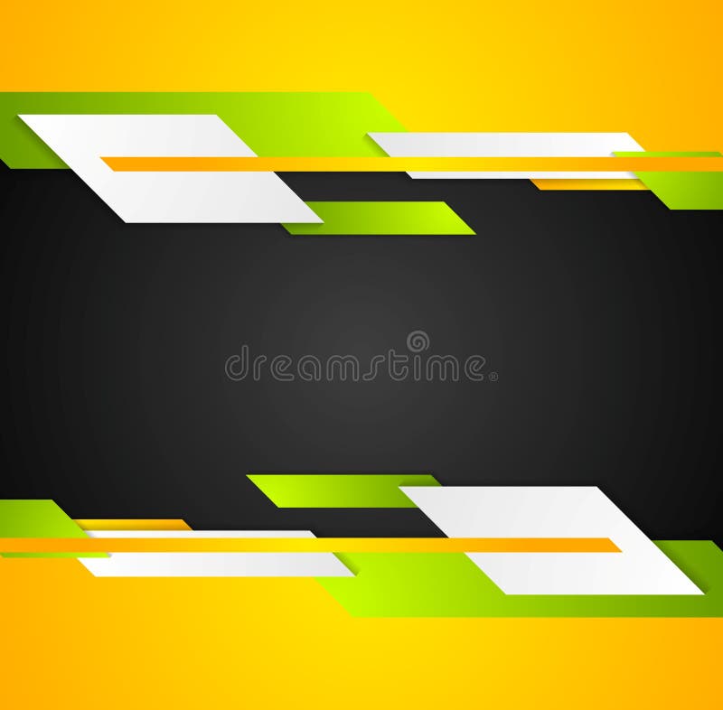 Bright Contrast Tech Corporate Background Stock Vector - Illustration ...