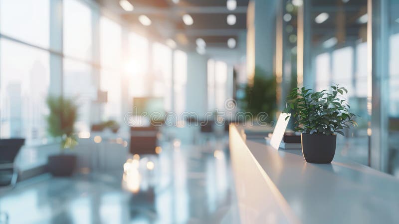 Modern Bright Corporate Office Workspace: Ideal for Business ...