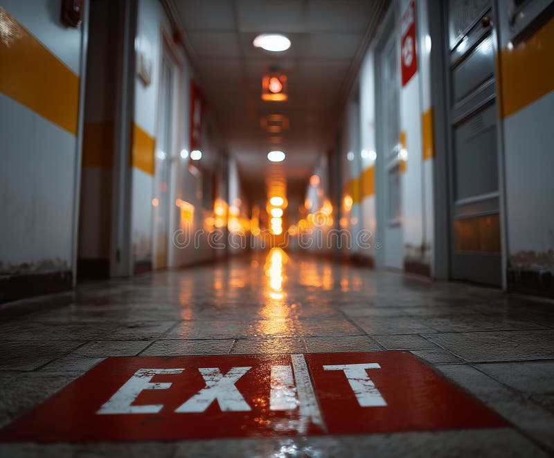 179 Signs Fire Escape Route Stock Photos - Free & Royalty-Free Stock ...