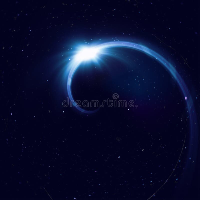 Bright Cosmic Blue Starry Sky Galaxy Dark Earth from Space Background ...