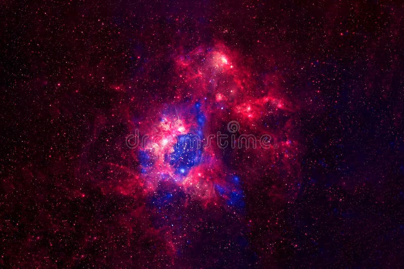 Bright Cosmic Nebula. Background Texture Stock Photo - Image of ...