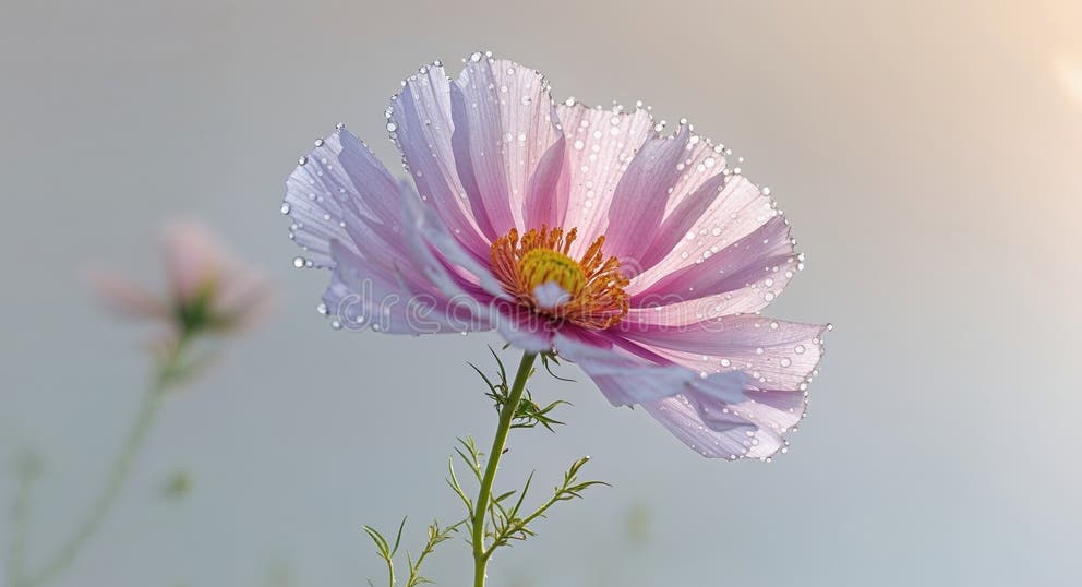 Bright Cosmos Bloom with Natural Texture Stock Image - Image of bright, bloom: 363713435