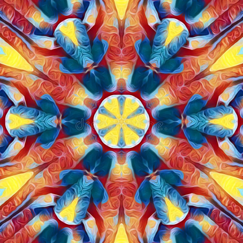 Bright Creative Patterns and Hexagonal Kaleidoscopic Designs in Primary ...