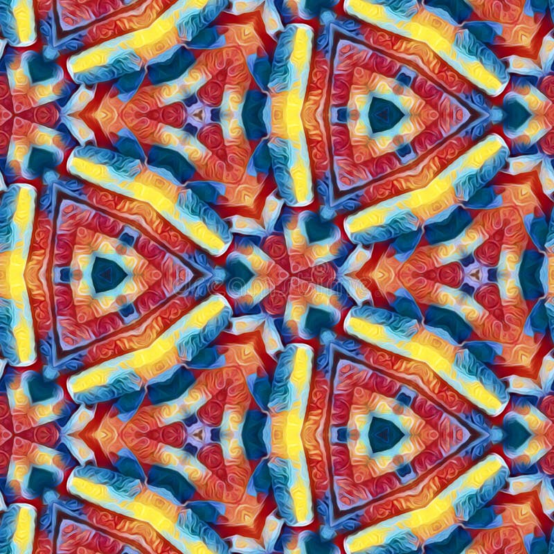 Bright Creative Patterns and Tessellation Designs in Primary Colours ...