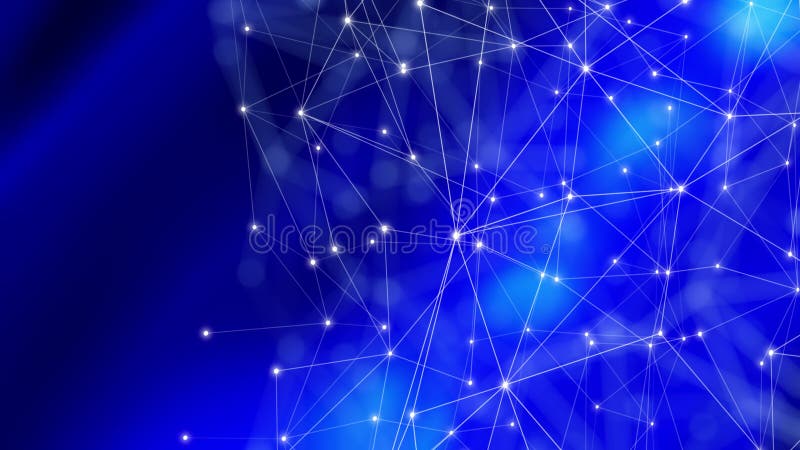 Bright and Creative a Visual Design of Connected Lines Abstract ...