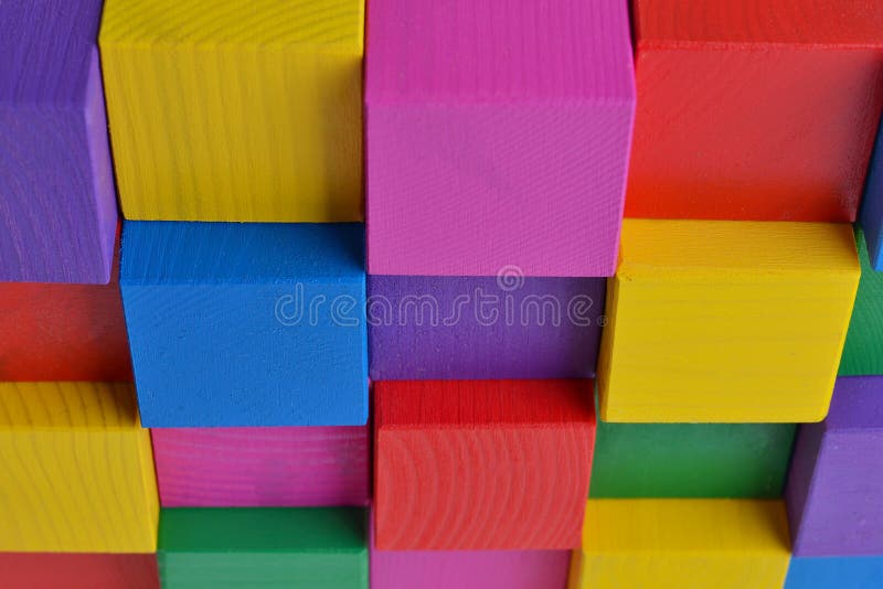 Bright cubes stock image. Image of entertainment, bright - 48810263