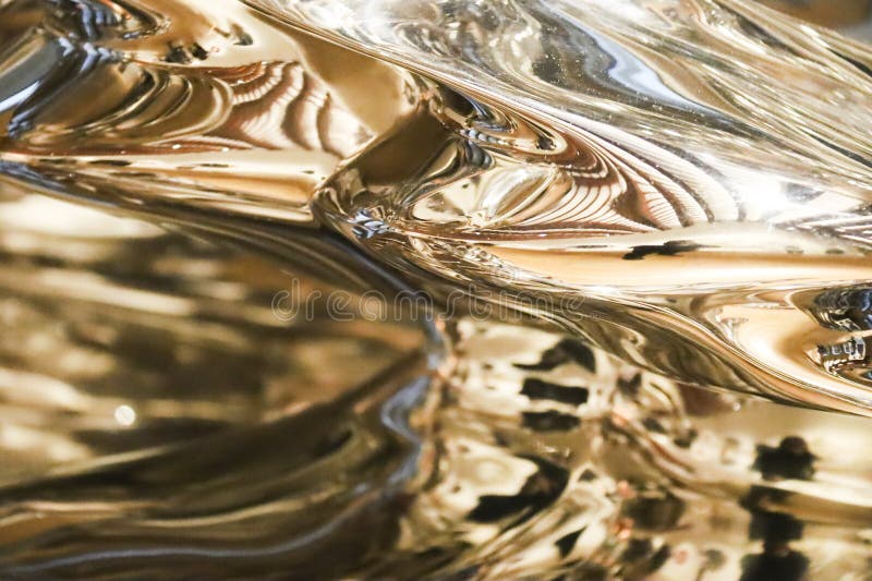 Bright Curved Metal Surface Background Stock Image - Image of frame ...