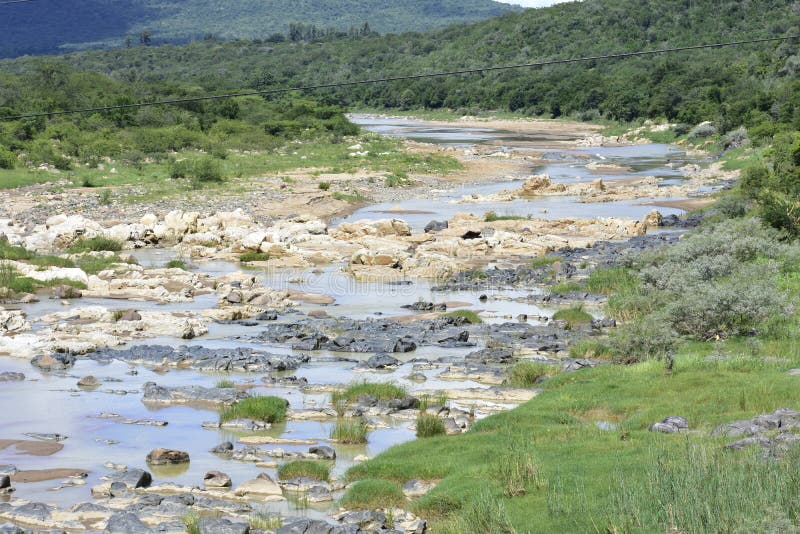 Rocky River Bed stock image. Image of rocks, bright - 110302933