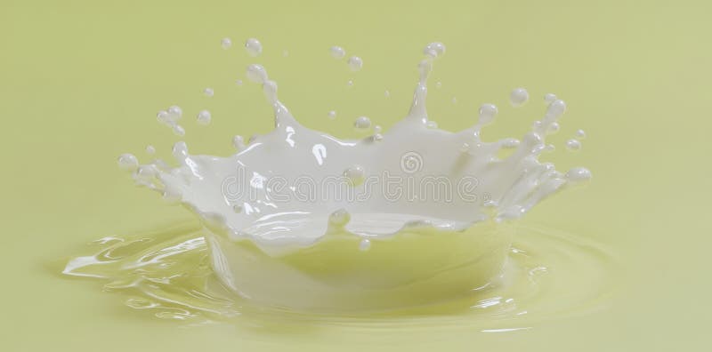 During Bright Daylight, a Milk Splash Generates Dynamic Patterns ...