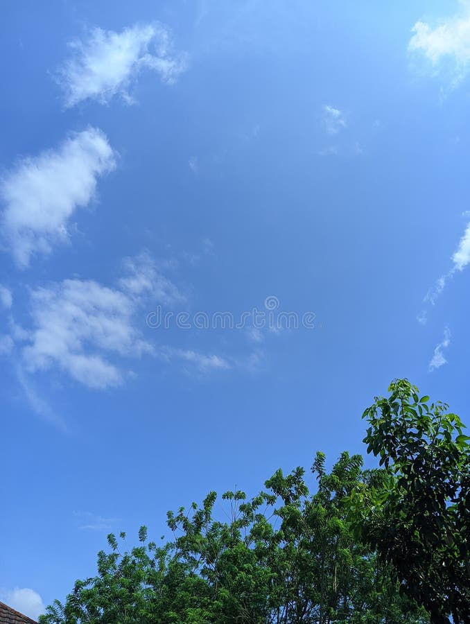 Bright Daytime Scenery Sky and Nature Stock Image - Image of nature ...