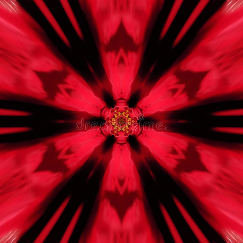 Hexagonal Repeating Pattern and Design As Floral Fantasy in Shades of ...