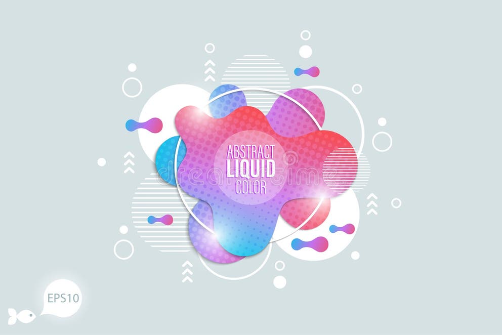 The Modern Vector Liquid Form Design Elements Stock Vector ...