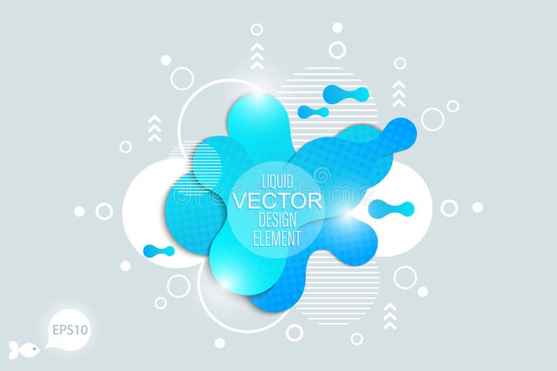 The Modern Vector Liquid Form Design Elements Stock Vector ...