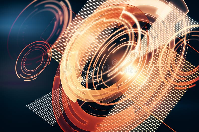 Bright Digital Button Backdrop Stock Illustration - Illustration of ...