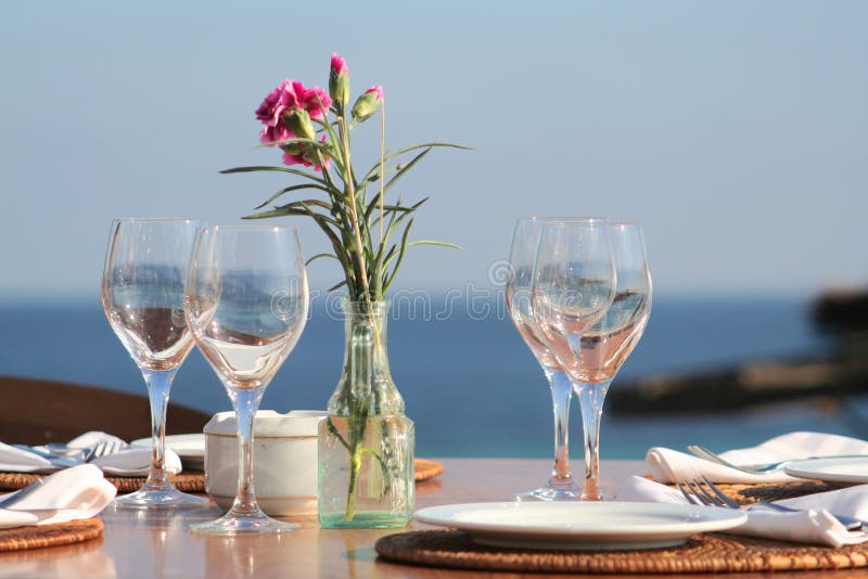 Bright Dinner-lunch Table stock photo. Image of dine, dinner - 2870408