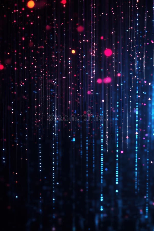 Colorful Light Patterns Create an Abstract Visual Experience in a Dark ...