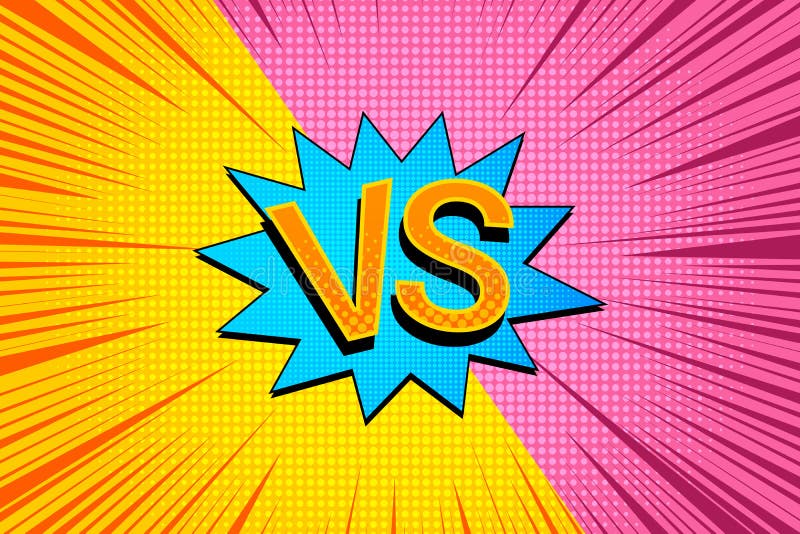 Bright Duel and Fight Concept Stock Vector - Illustration of dynamic ...