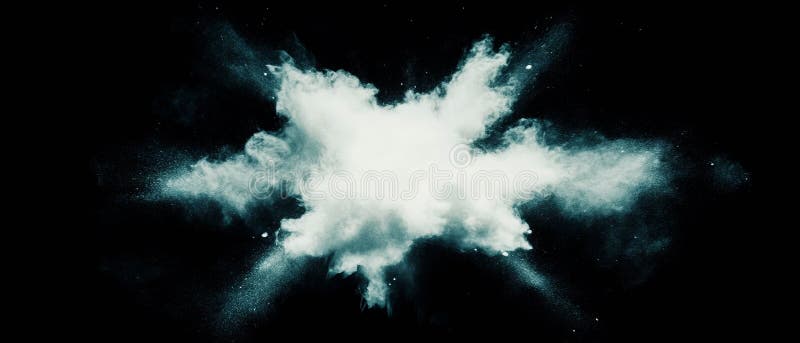 Bright Dust Particles Against a Dark Background Create a Striking High ...