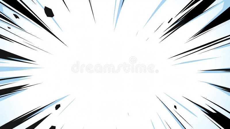 Dynamic Comic Background with Explosive Lines and Vibrant Energy in ...