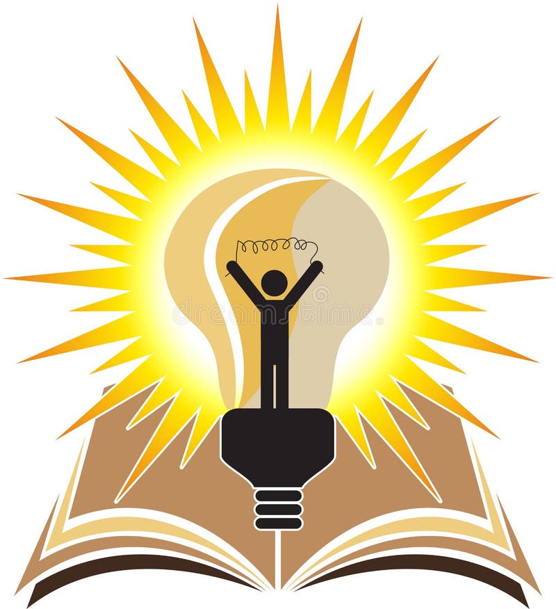 Bright education logo stock vector. Illustration of background - 43055332