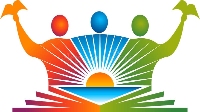 Bright education logo stock vector. Illustration of background - 43055332