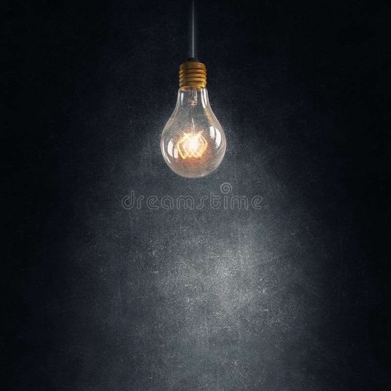 Bright electric bulb stock photo. Image of technology - 62822846