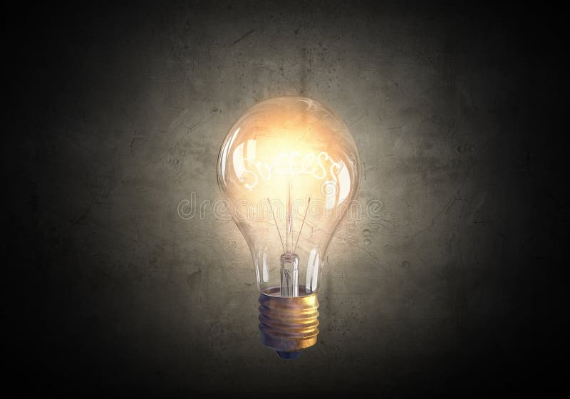 Bright electric bulb stock photo. Image of solve, science - 63880096