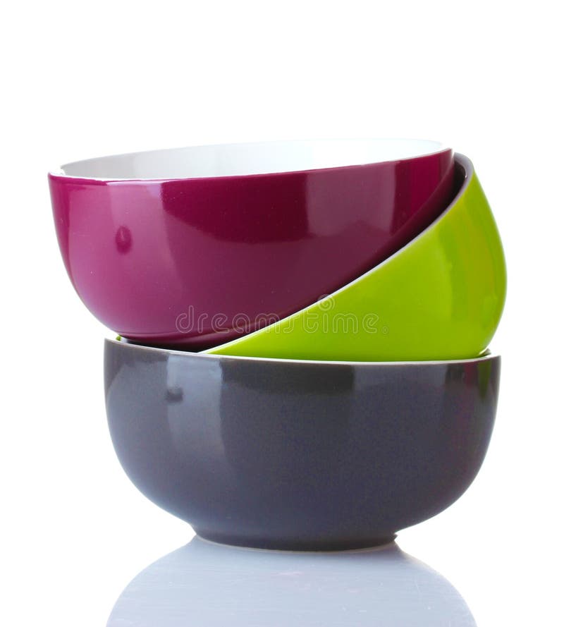 Bright empty bowls stock photo. Image of bright, objects - 24648534