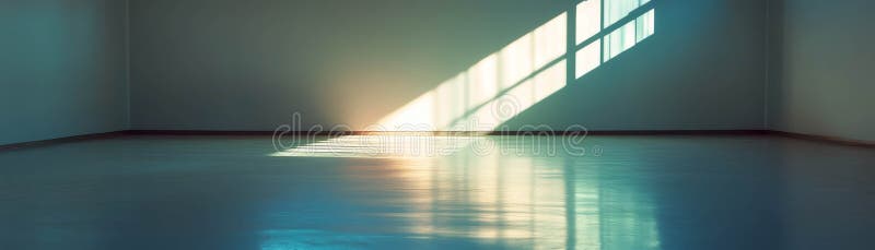 Bright, Empty Room with Smooth White Walls and a Soft Glow Creates ...