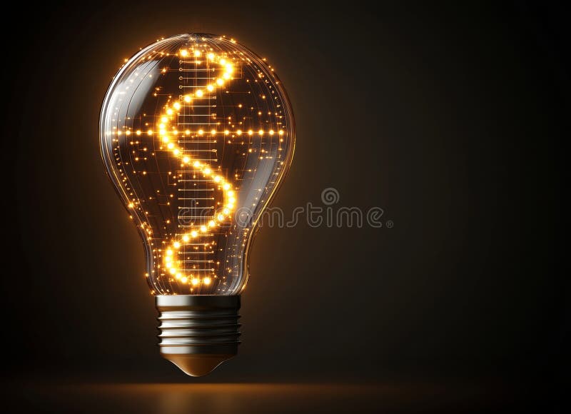 A Bright and Energetic Abstract Design Featuring a Glowing Lightbulb ...