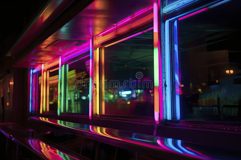 Bright and Energetic Theme Featuring Neon Colors and Abstract Patterns ...