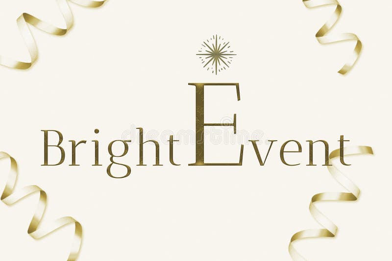 Bright event landing page stock illustration. Illustration of ...