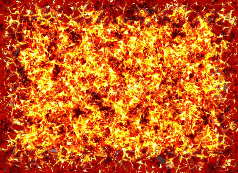 Bright Explosion Fire Backgrounds Stock Illustration - Illustration of ...