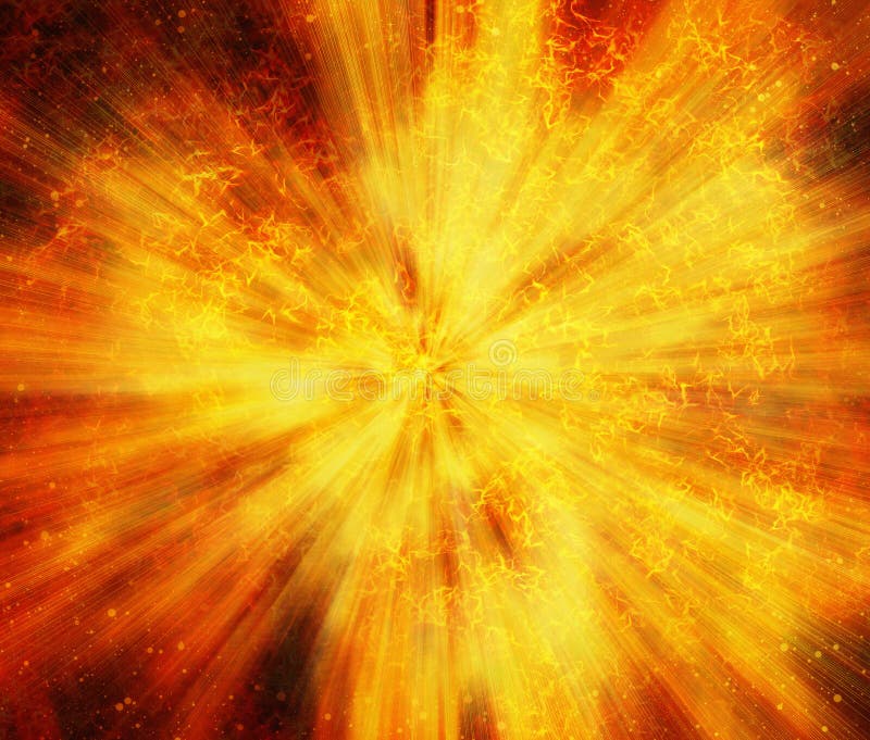 Bright Explosion Fire Speed Burst Background Stock Illustration ...