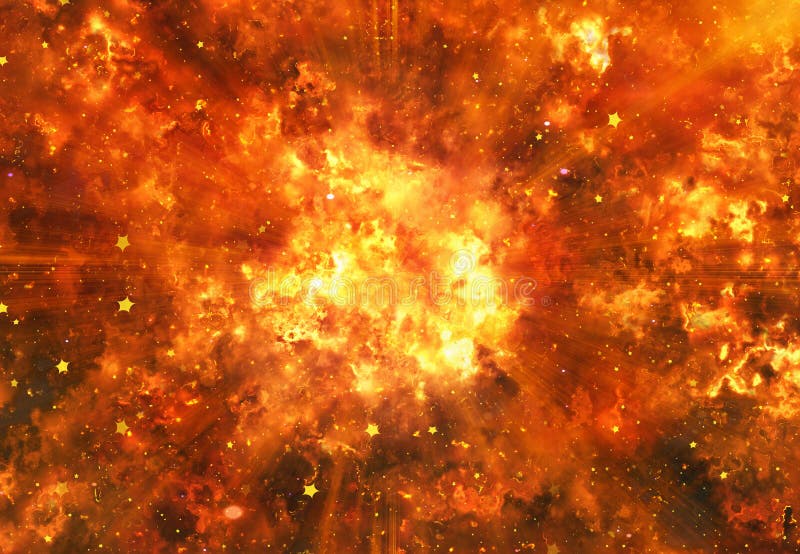 Bright Explosion Flash Backgrounds. Fire Burst Stock Illustration ...