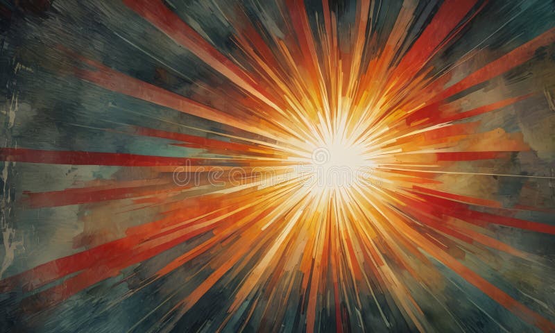 Explosion of light stock illustration. Illustration of fast - 59092020