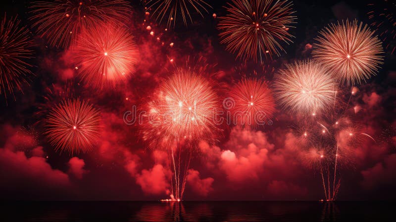 Bright explosion red stock illustration. Illustration of contrast ...