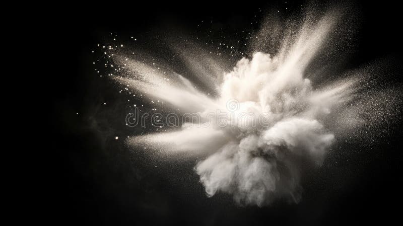 Bright Explosion of White Glowing Light on Transparent Background Stock ...