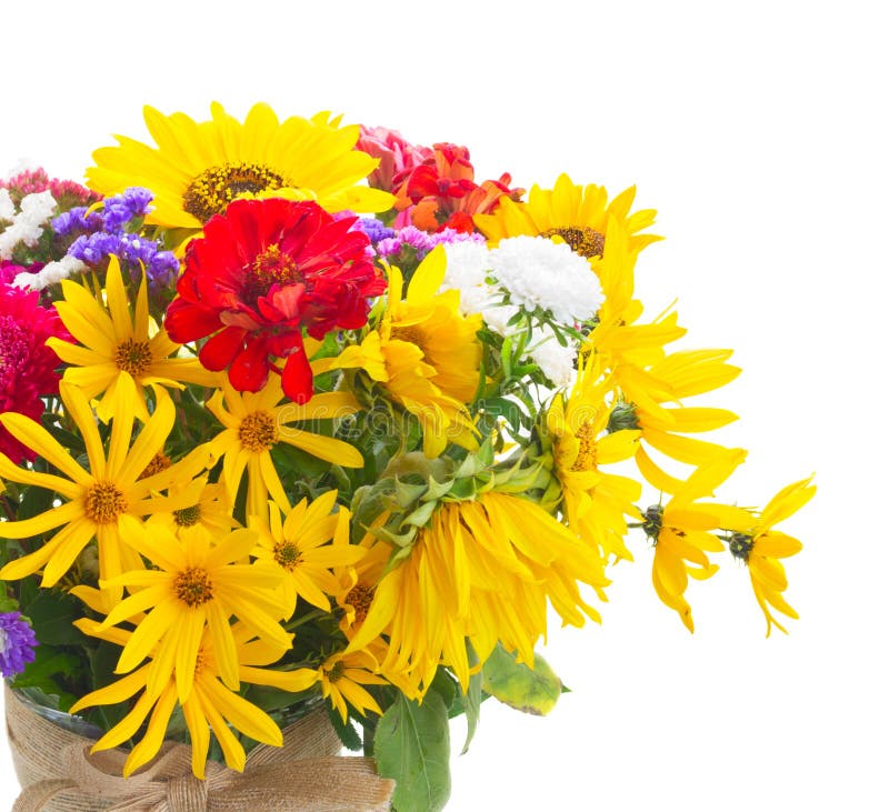 Bright fall bouquet stock image. Image of flowers, autumn - 100283745