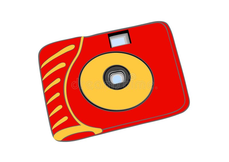 The Disposable Camera and Film Stock Image - Image of objective ...