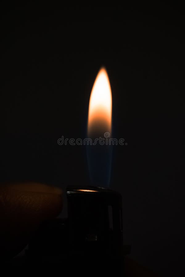Bright Fire Lighters in the Dark Closeup Stock Photo - Image of hope ...