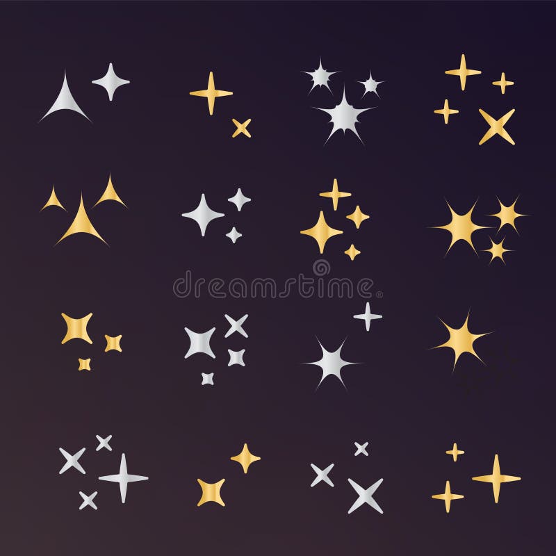 Bright Firework, Decoration Twinkle, Shiny Flash. Glowing Light Stock ...