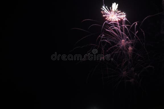 Bright Firework Exploding stock image. Image of line - 391819475