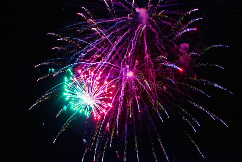 Bright fireworks stock image. Image of firework, rocket - 22277319