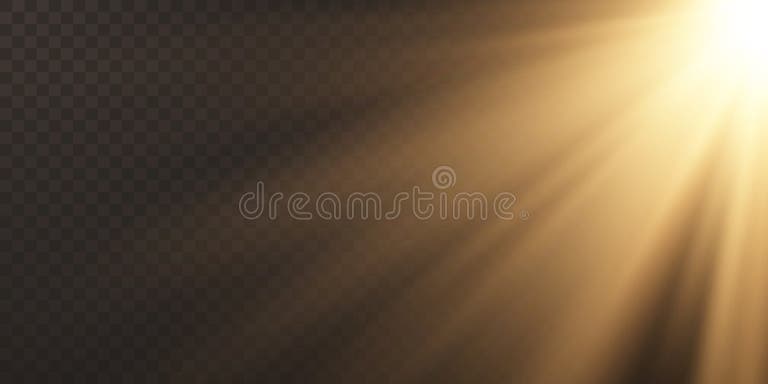 Bright Flash Effect with Rays. Light Light Blur Effect Stock Vector ...