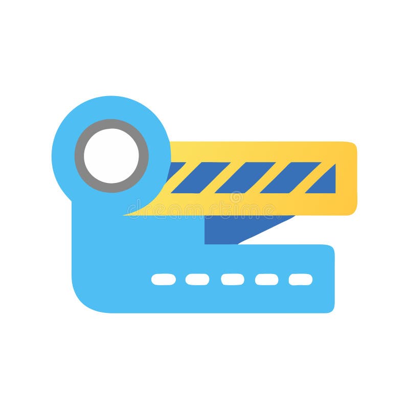 Bright Flashing Tape for Visibility Stock Vector - Illustration of ...