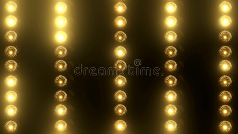 Bright Flood Lights Background with Glow. Stock Footage - Video of ...