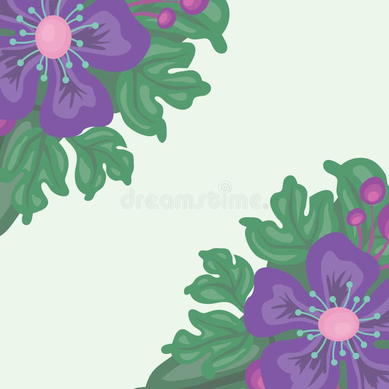 Bright Floral Background with Space for Text Stock Vector ...