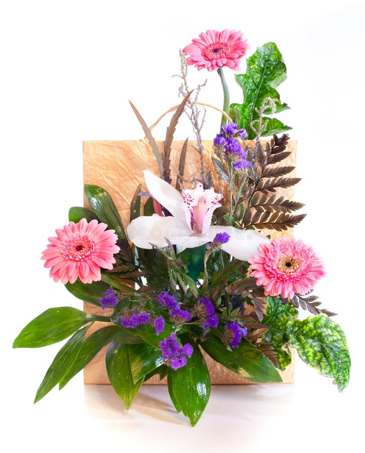 Bright flower bouquet stock photo. Image of leaf, background - 20848790